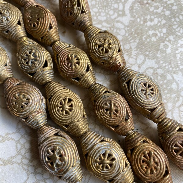 African Brass Beads - Etsy