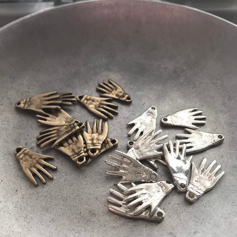 Brass Hand - Etsy