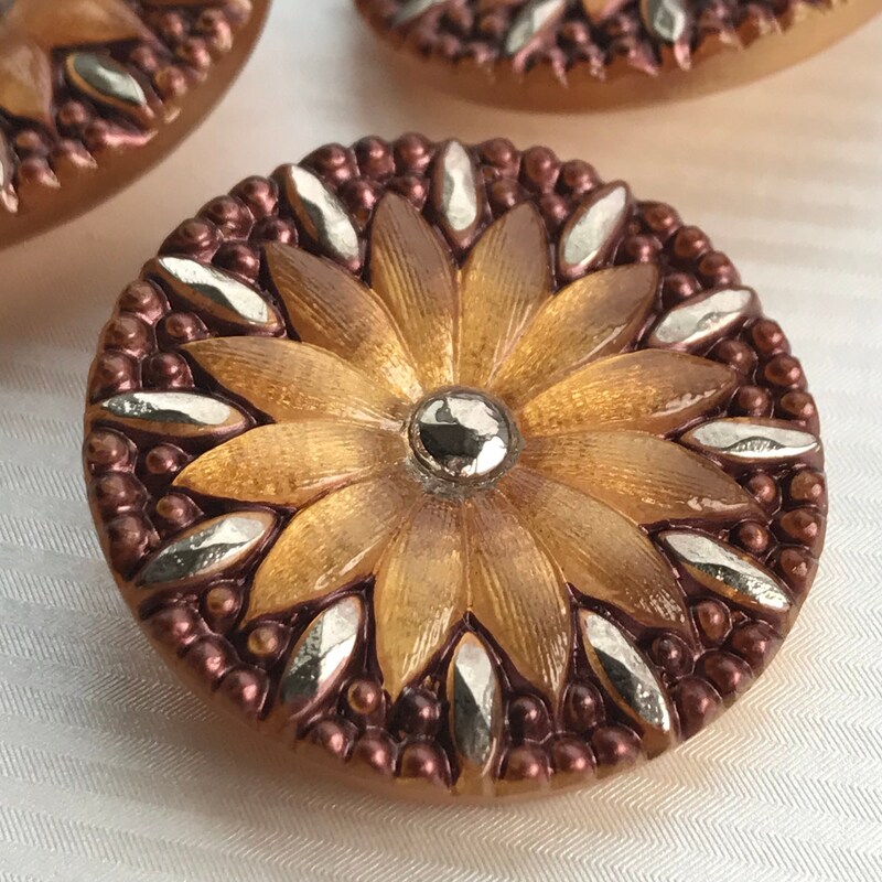 Czech Glass Buttons - Etsy