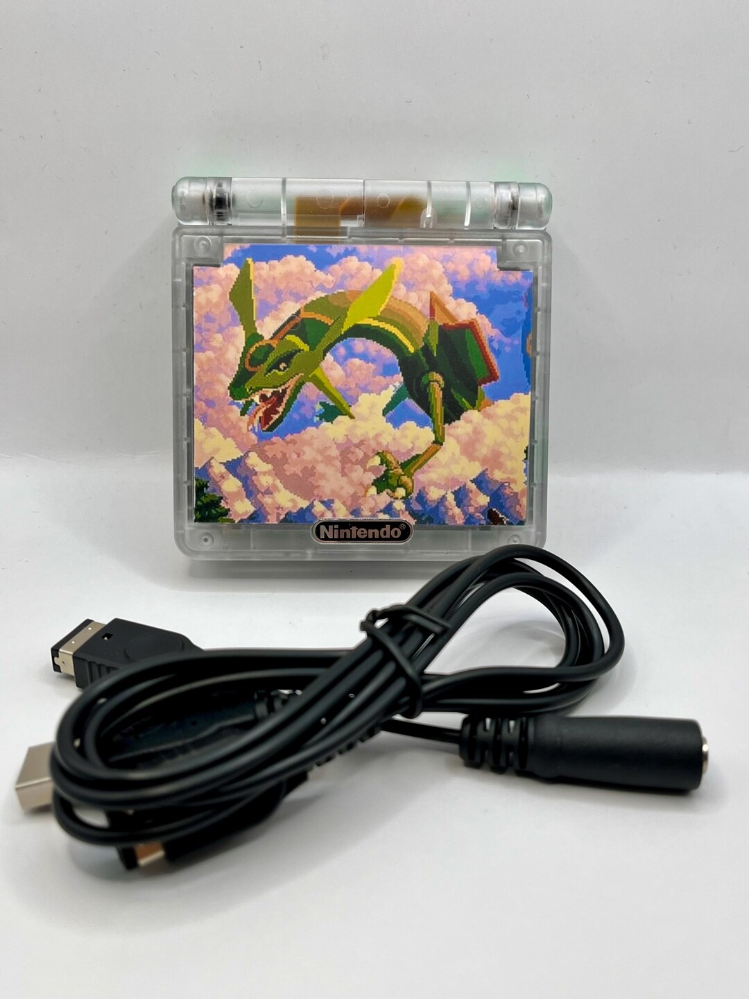 Game Boy Advance SP Rayquaza Custom & Accessories Nintendo AGS-001 - Etsy