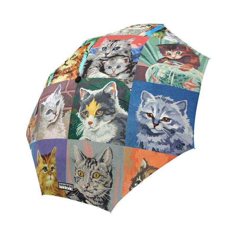Cat and Umbrella - Etsy