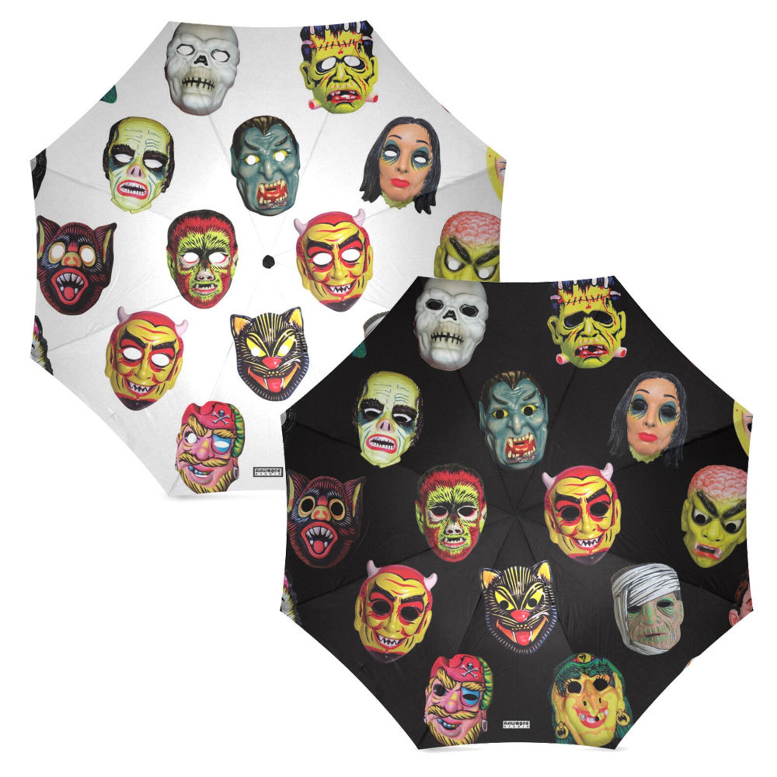 Vintage Masks Umbrella Halloween Umbrella Photos of - Etsy