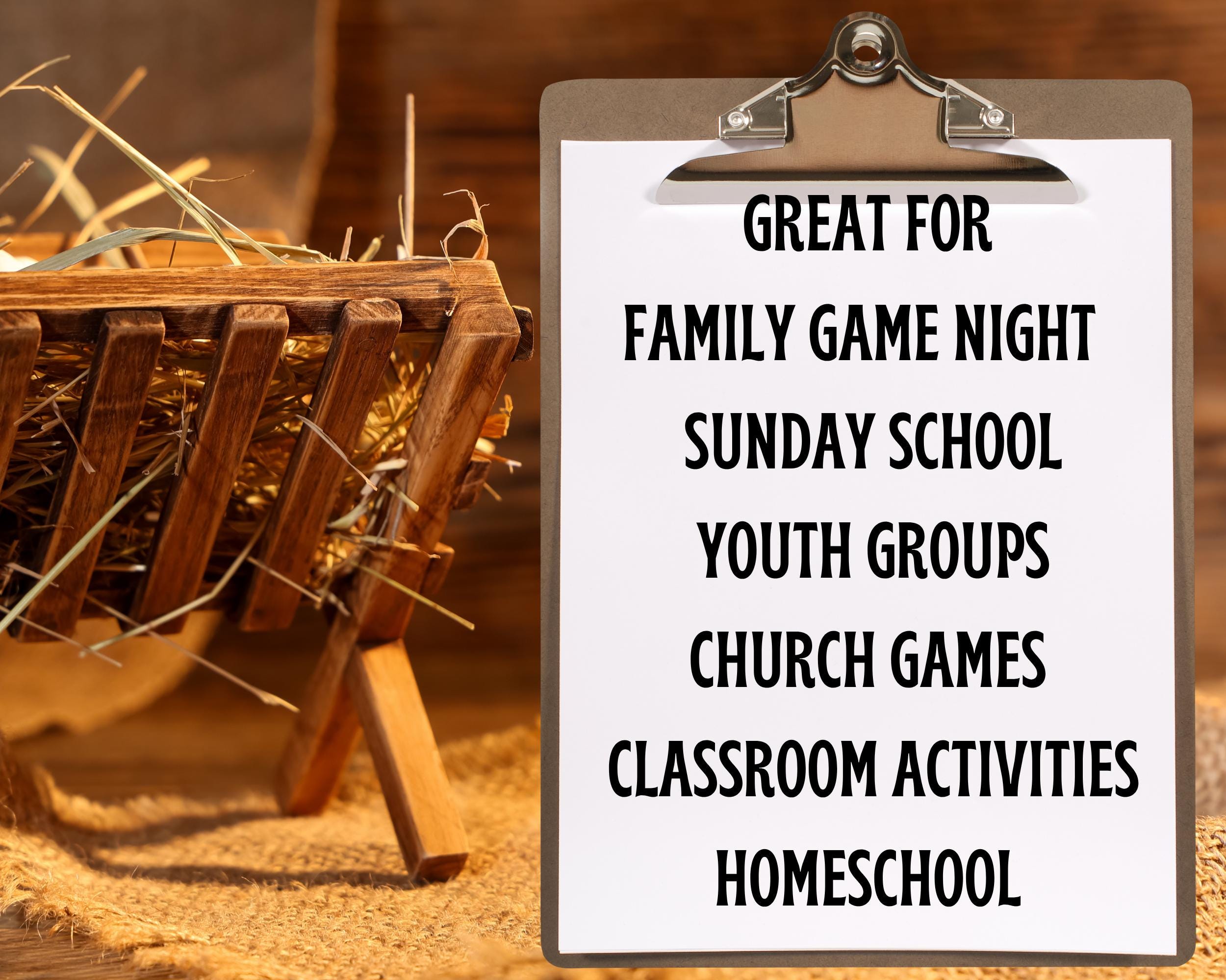 Nativity Activity and Game Bundle for Kids, Nativity Printable ...