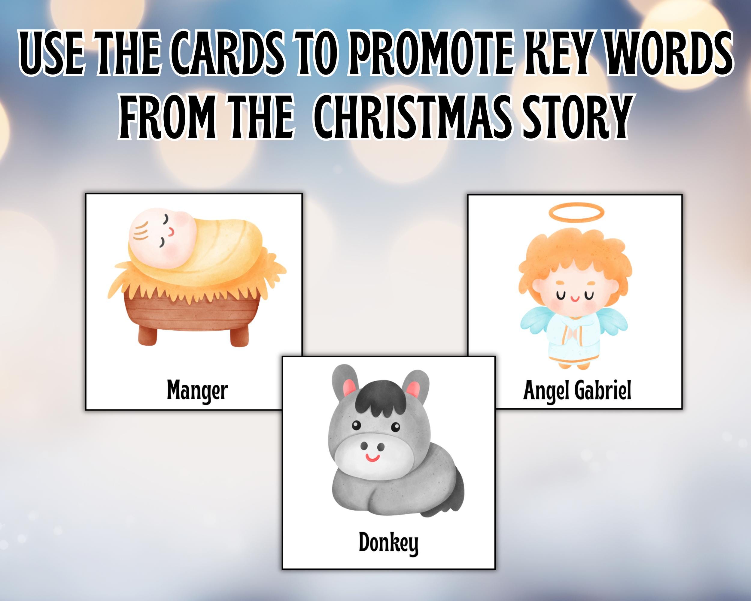Nativity Matching Game Printable for Kids, Christmas Memory Game for ...