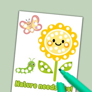 Earth Day Do-a-dot Activity Printable, Dot Marker Activity for ...