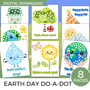 Earth Day Do-a-dot Activity Printable, Dot Marker Activity for ...