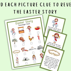 Printable Easter Scavenger Hunt for Kids, Sunday School Easter ...