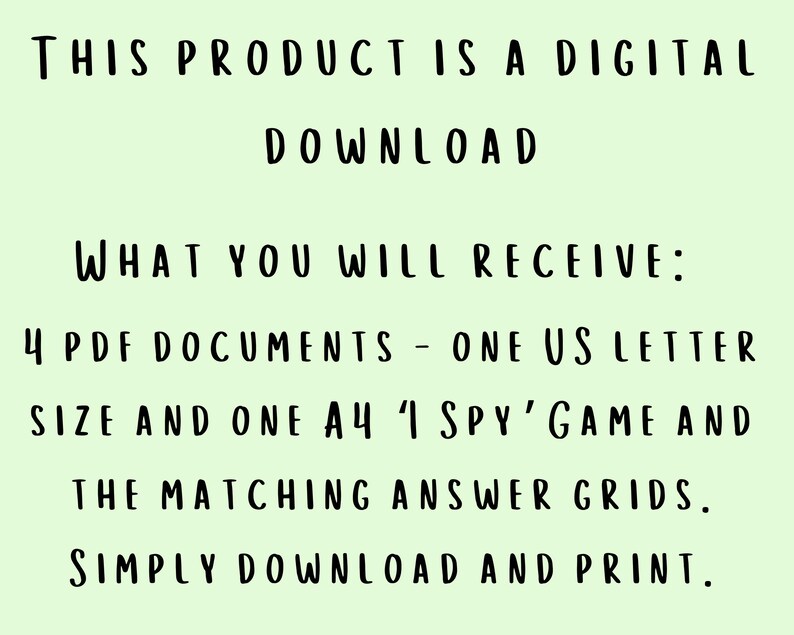 Fun Easter I Spy Game for Kids, Printable Engaging Easter I Spy Sheets ...