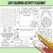 Lent Coloring Activity Sheet for Kids, Printable Lent Bible Activity ...