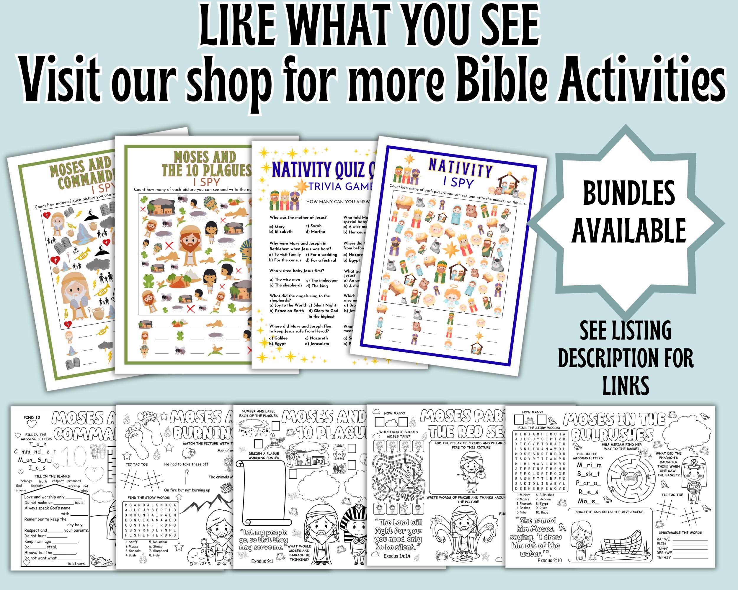 Nativity Riddles Printable for Kids, Christmas Trivia Holiday Quiz Game ...