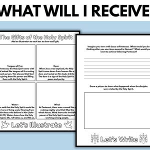 Pentecost and Ascension Day Flip Book Activity for Kids Christian Bible ...