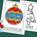 Printable Christmas Torn Paper Craft, Preschool Christmas Craft ...