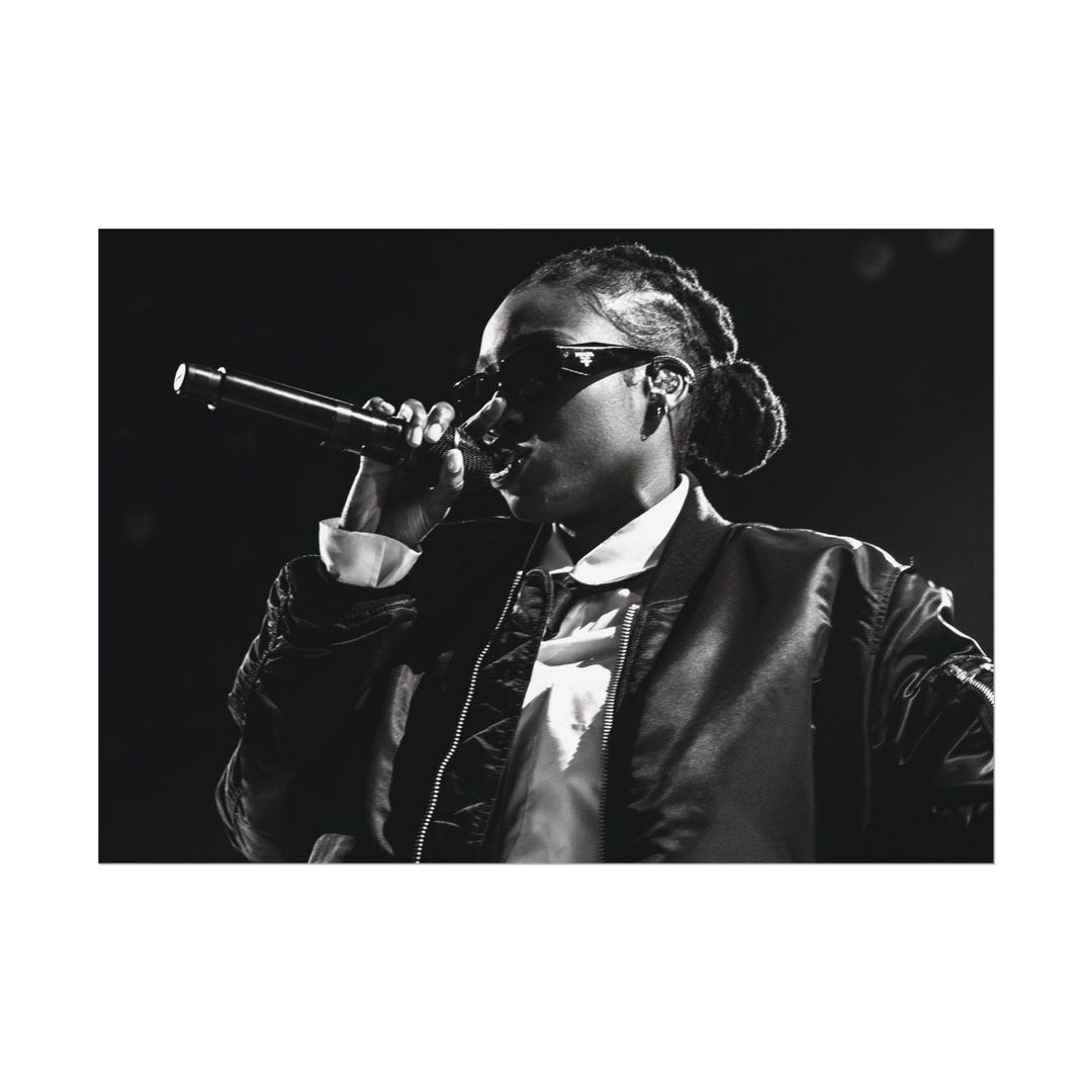 Little Simz Black N White, Elegant Rolled Poster, Art Print for Home ...