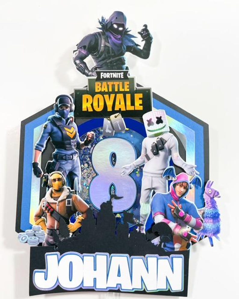Gamer Cake Topper, Gamer Inspired Cake Topper, Boys Cake Topper ...
