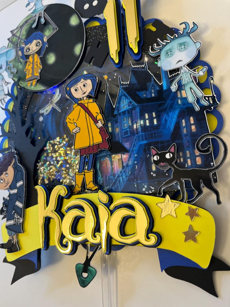 Tv Show Cake Topper - Cake Topper Shaker With Lights - Etsy