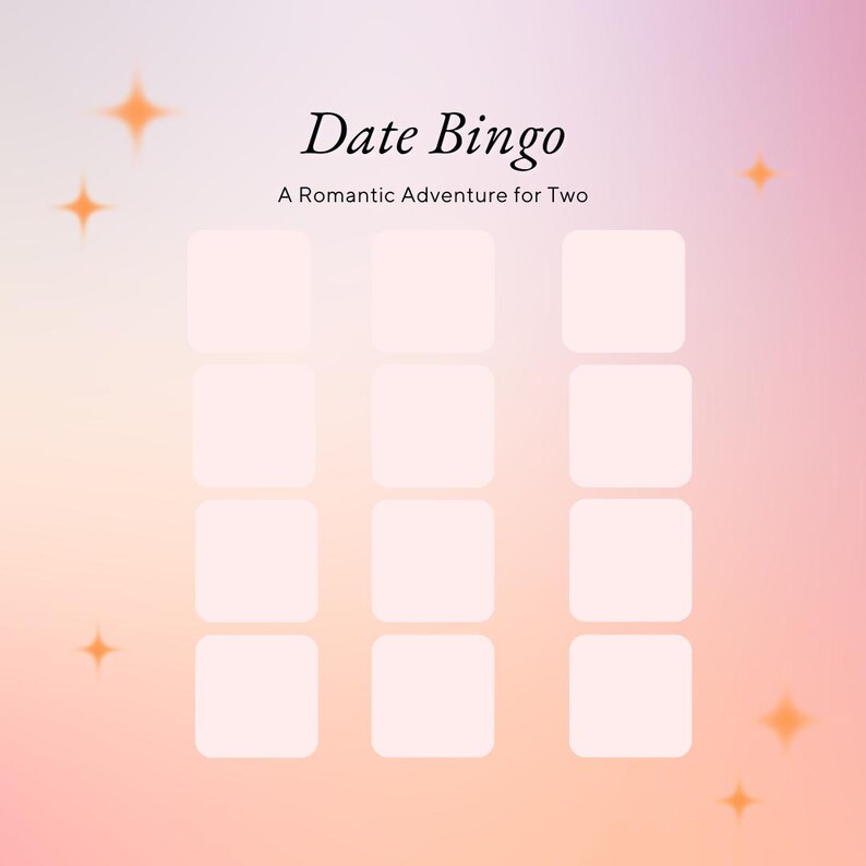 Printable Bingo Cards to Spark Romance and Connection - Etsy