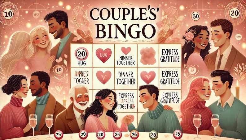 Printable Bingo Cards to Spark Romance and Connection - Etsy
