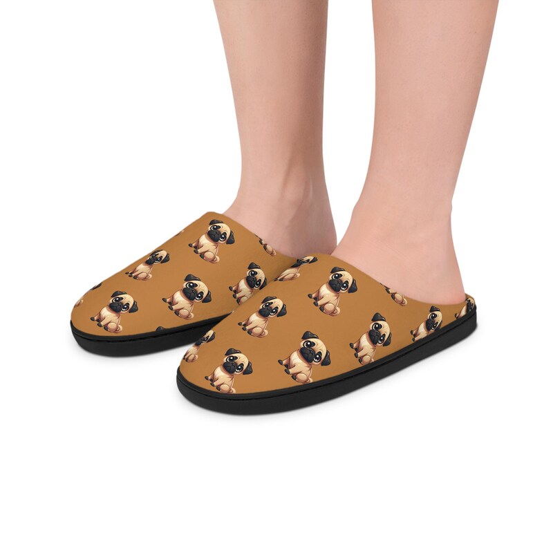 Pug Slippers - Etsy