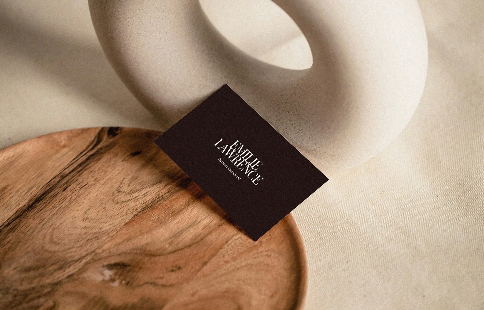 Minimal Business Card Template Design DIY Double Sided Business Card ...