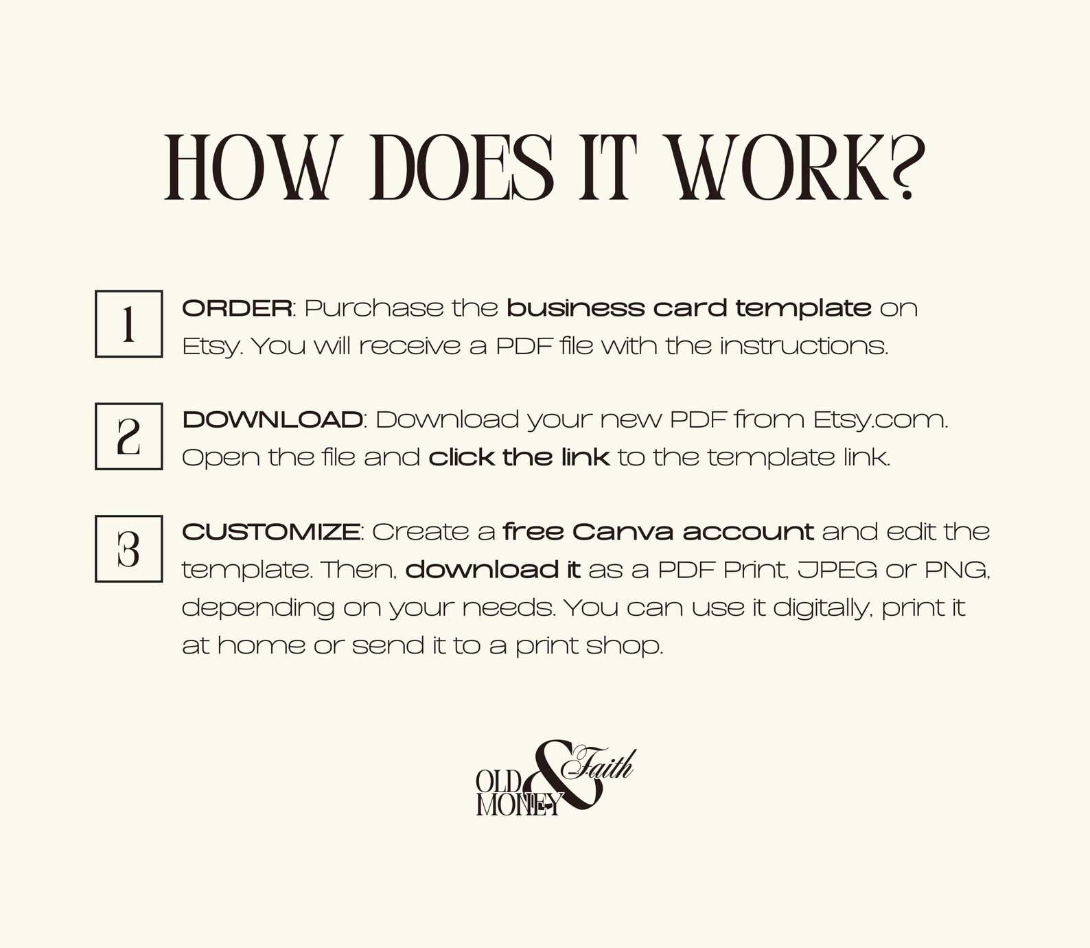 Minimal Business Card Template Design DIY Double Sided Business Card ...