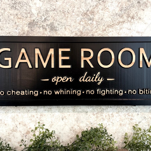 Game Room Signs - Etsy