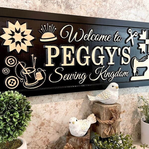 Sewing Room Sign - Etsy