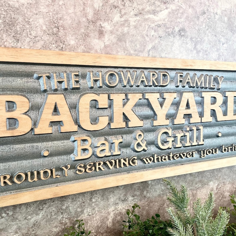 Backyard Signs - Etsy