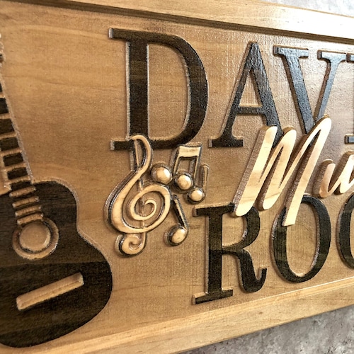 Custom Music Room Sign Music Studio Metal Sign Personalized - Etsy
