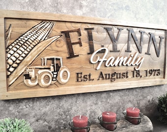 Family Farm Sign - Etsy