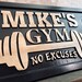 Personalized Gym Name Sign Custom Home Gym Workout Room Sign - Etsy