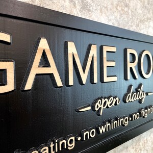 Custom Game Room Decor Family Game Room Sign Game Night Sign - Etsy