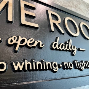 Custom Game Room Decor Family Game Room Sign Game Night Sign Arcade ...