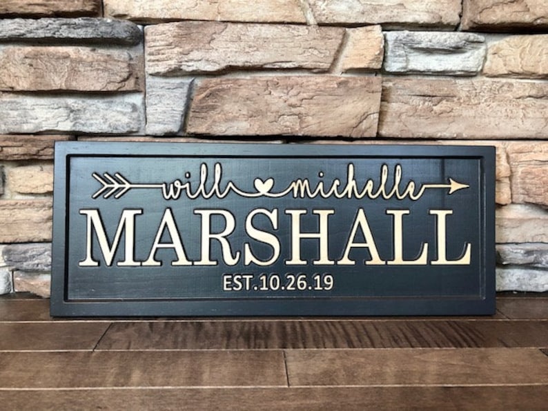 Personalized Family Name Signs Last Name Sign Custom Name Sign | Etsy