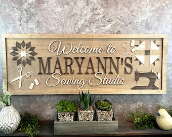Sewing Room Sign - Etsy