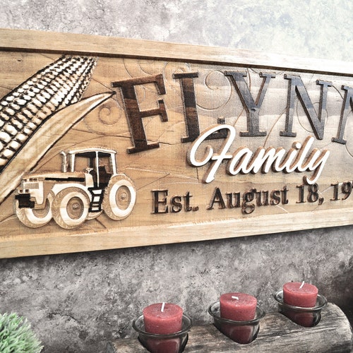 Personalized Farm Sign Custom Wedding Gift Housewarming - Etsy