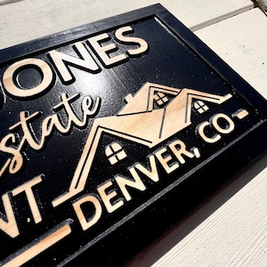 Custom Real Estate Office Sign Realtor Agent Sign Realtor - Etsy