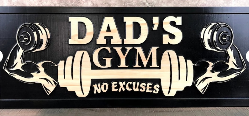 Personalized Gym Name Sign Custom Home Gym Workout Room Sign - Etsy