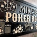 Personalized Poker Room Sign Custom Poker Game Room Name Sign for Man ...