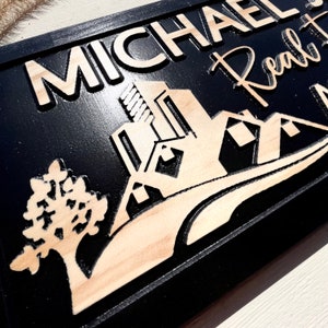 Custom Real Estate Office Sign Realtor Agent Sign Realtor - Etsy