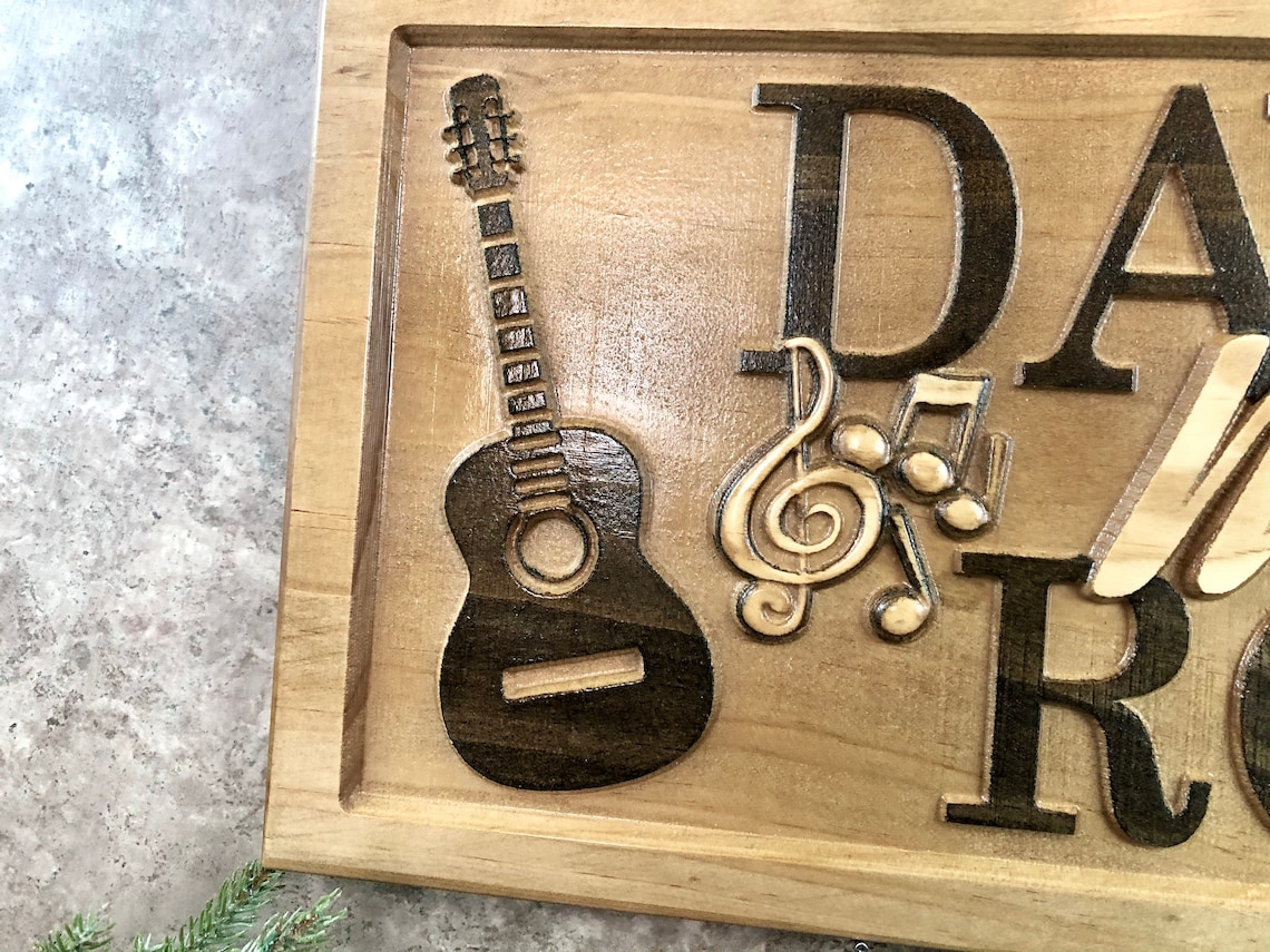Personalized Music Room Sign Custom Studio Sign Acoustic | Etsy