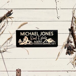 Custom Real Estate Office Sign Realtor Agent Sign Realtor - Etsy
