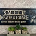 Custom Home Theater Sign Personalized Movie Theatre Room Decor - Etsy