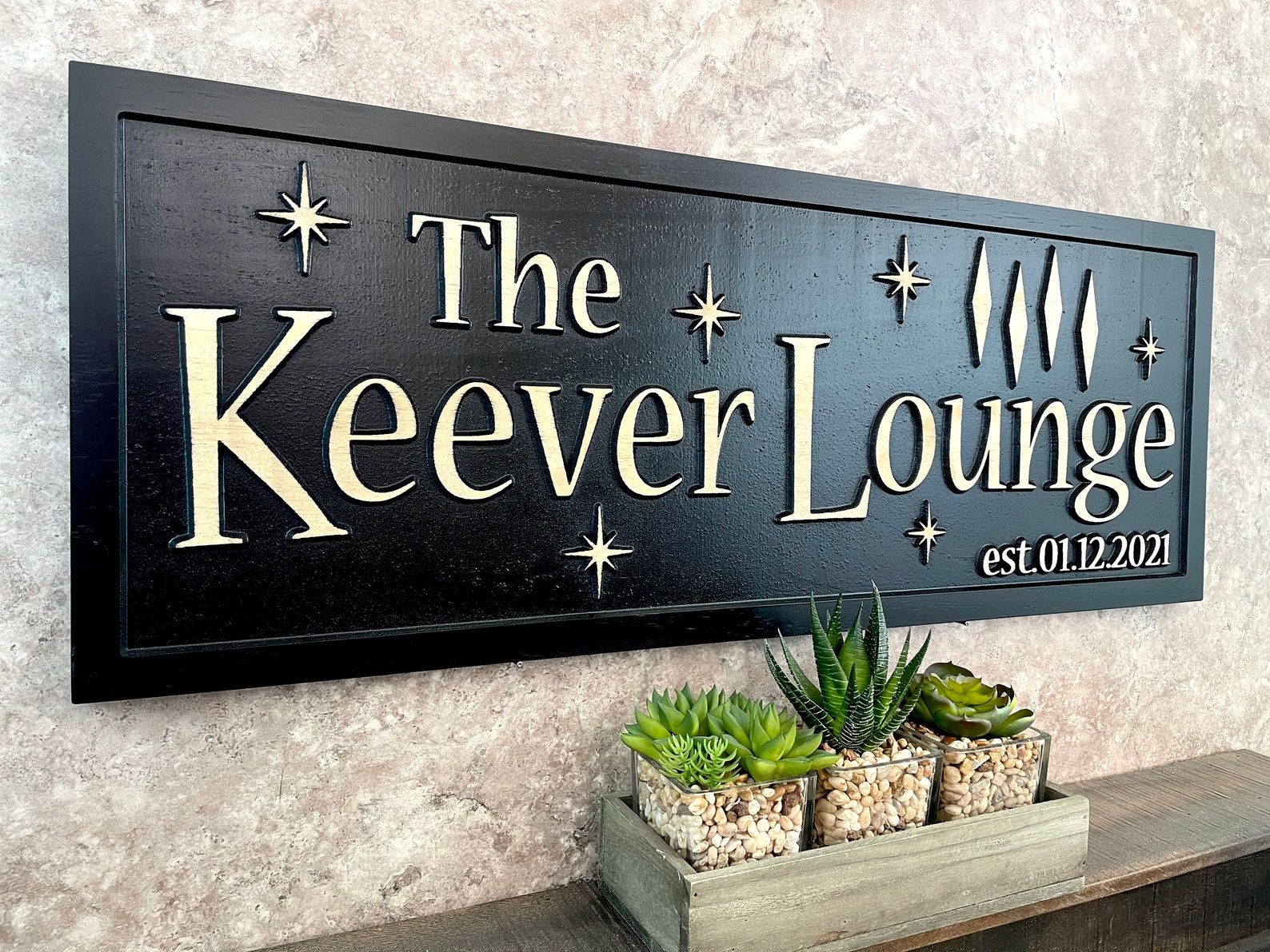 Custom Lounge Sign Retro Lounge Signs Bar Game Room Sign for - Etsy