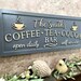 Custom Coffee Tea Cocoa Sign Coffee Bar Sign New Home Kitchen - Etsy
