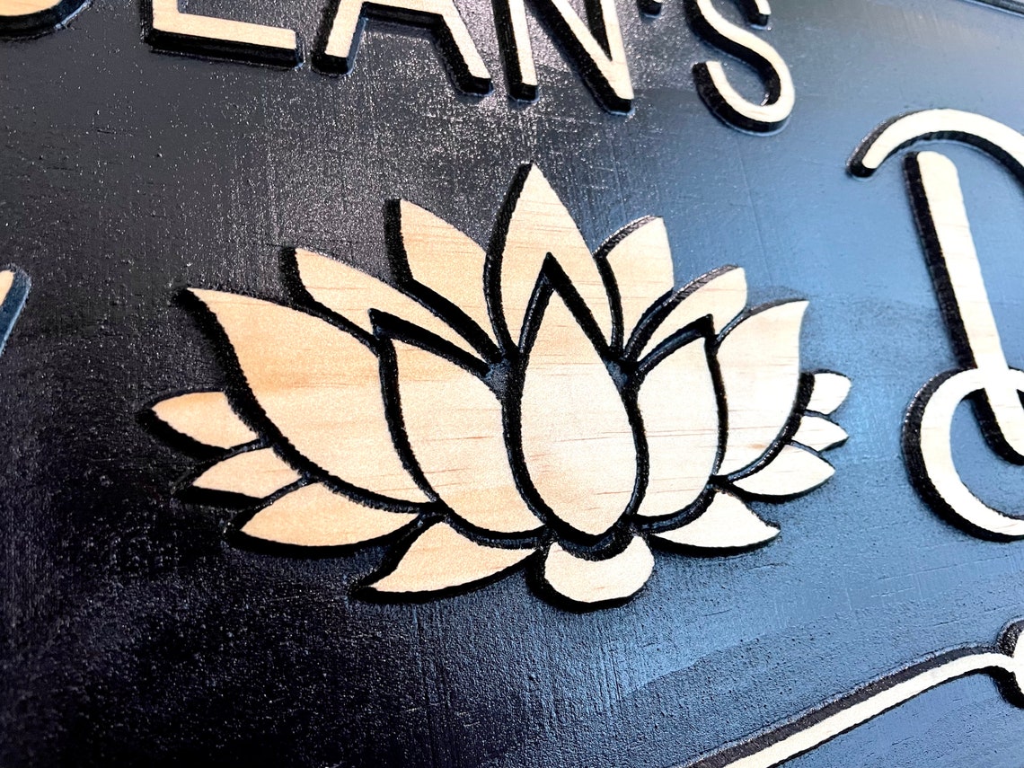 Zen Den Sign Yoga Room Sign Personalized Zen Den Sign for - Etsy