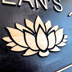 Zen Den Sign Yoga Room Sign Personalized Zen Den Sign for Meditation ...