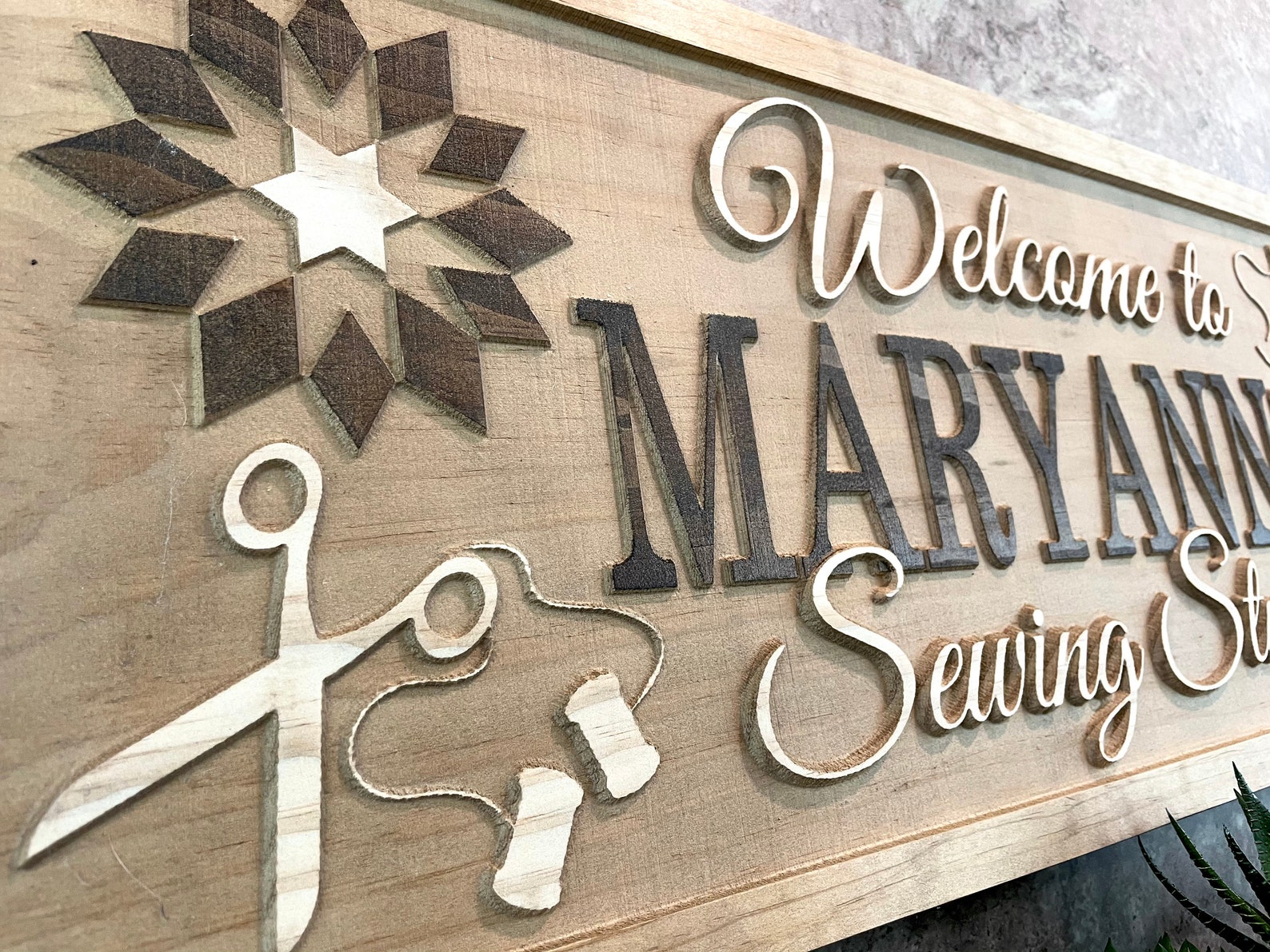 Custom Sewing Room Sign Personalized Sewing and Quilting Signs | Etsy