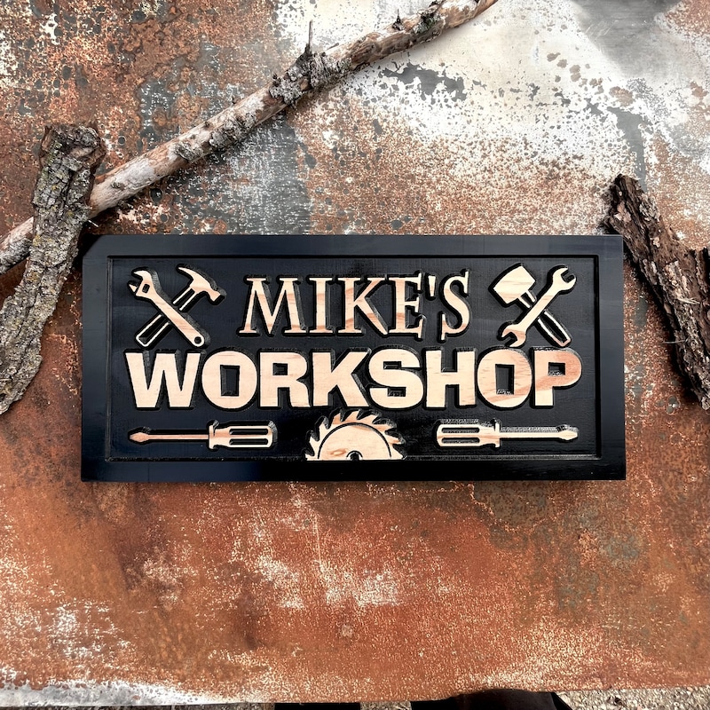 Wood Garage Sign - Etsy