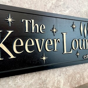 Custom Lounge Sign Retro Lounge Signs Bar Game Room Sign for - Etsy