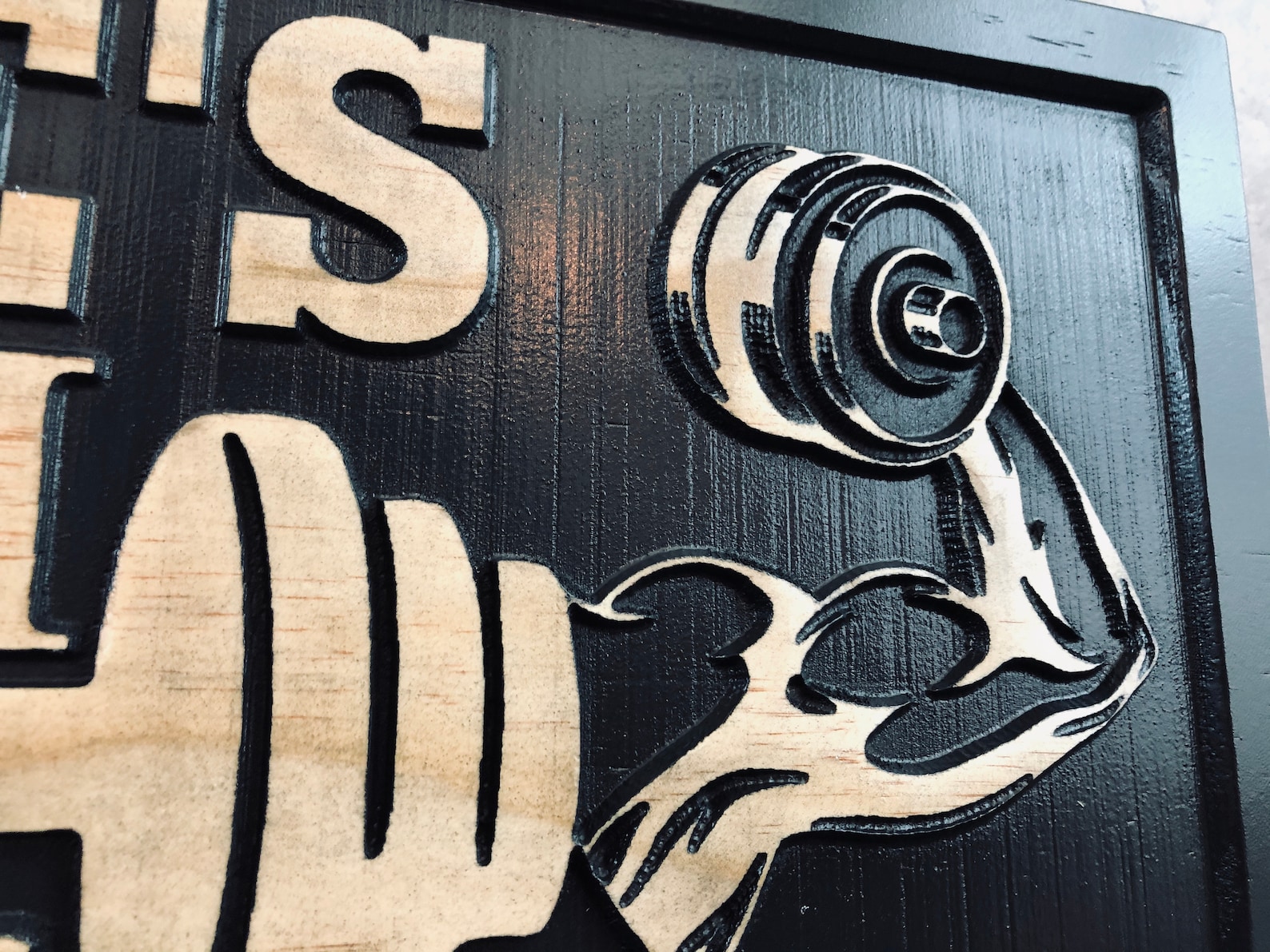 Personalized Gym Name Sign Custom Home Gym Workout Room Sign | Etsy